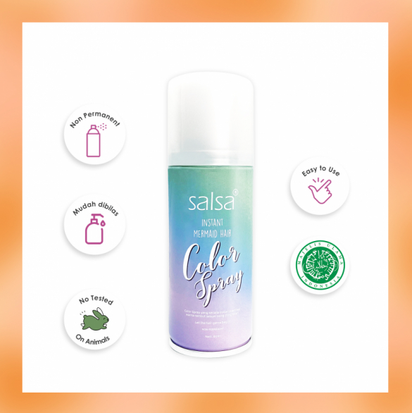SALSA Instant Mermaid Hair Color Spray | Salsa Cosmetics