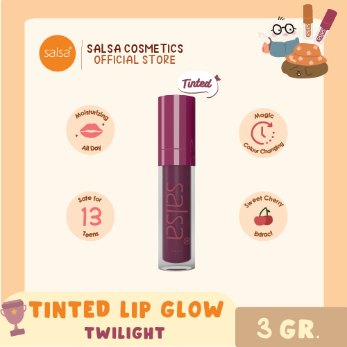 SALSA Tinted Lip Glow Serum - Twilight (Tinted Serum Bibir Colour ...