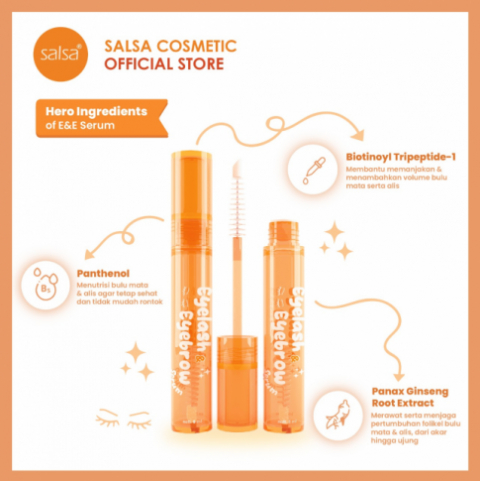 SALSA Eyelash & Eyebrow Serum - Serum Menebalkan Penumbuh Bulu Mata Dan ...
